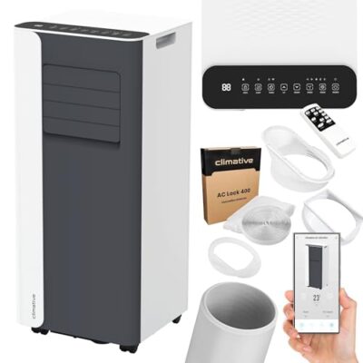 Climative Mobile Klimaanlage 9000 BTU WiFi Tuya Smart Klimaanlage Mobil ...